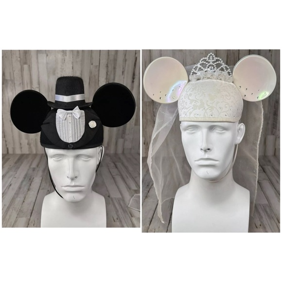 Disney | Accessories | Disney Mickey Minnie Mouse Wedding Groom And ...